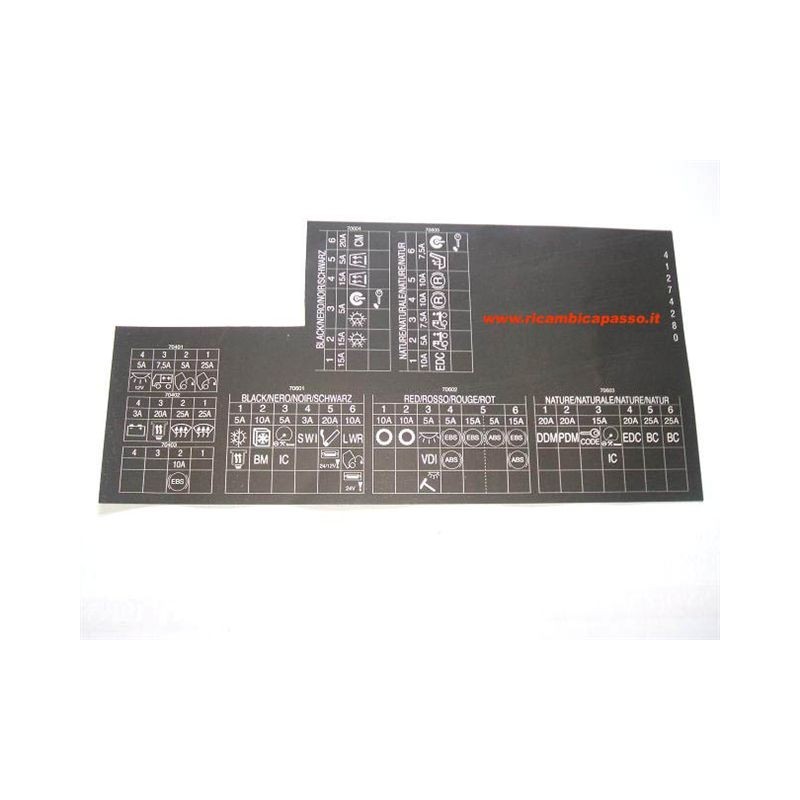 SCHEMA ADESIVO BODY COMPUTER IVECO STRALIS